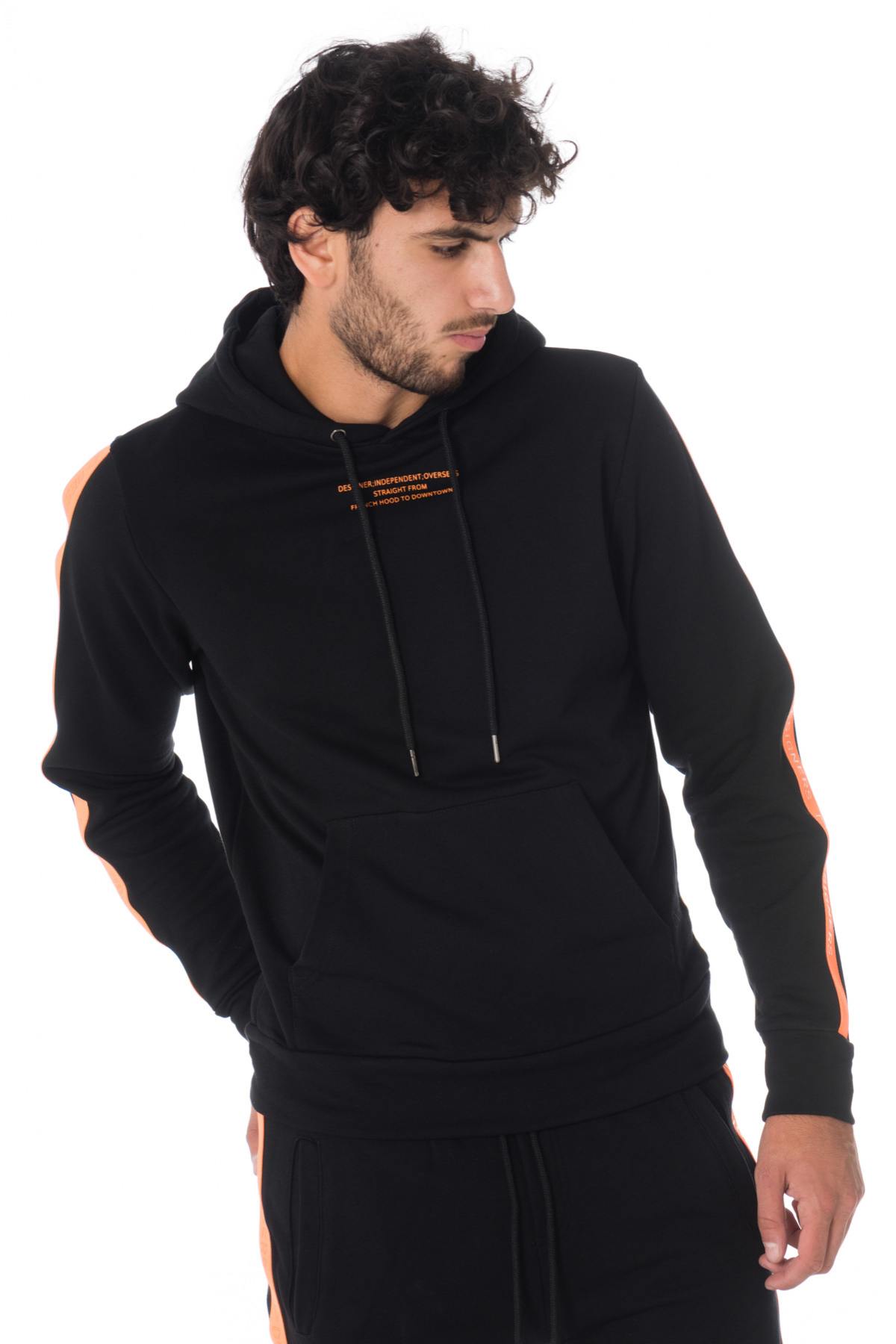 Pull/sweatshirt homme the new designers SWEAT LIBERTY BLACK - cuir-city.com