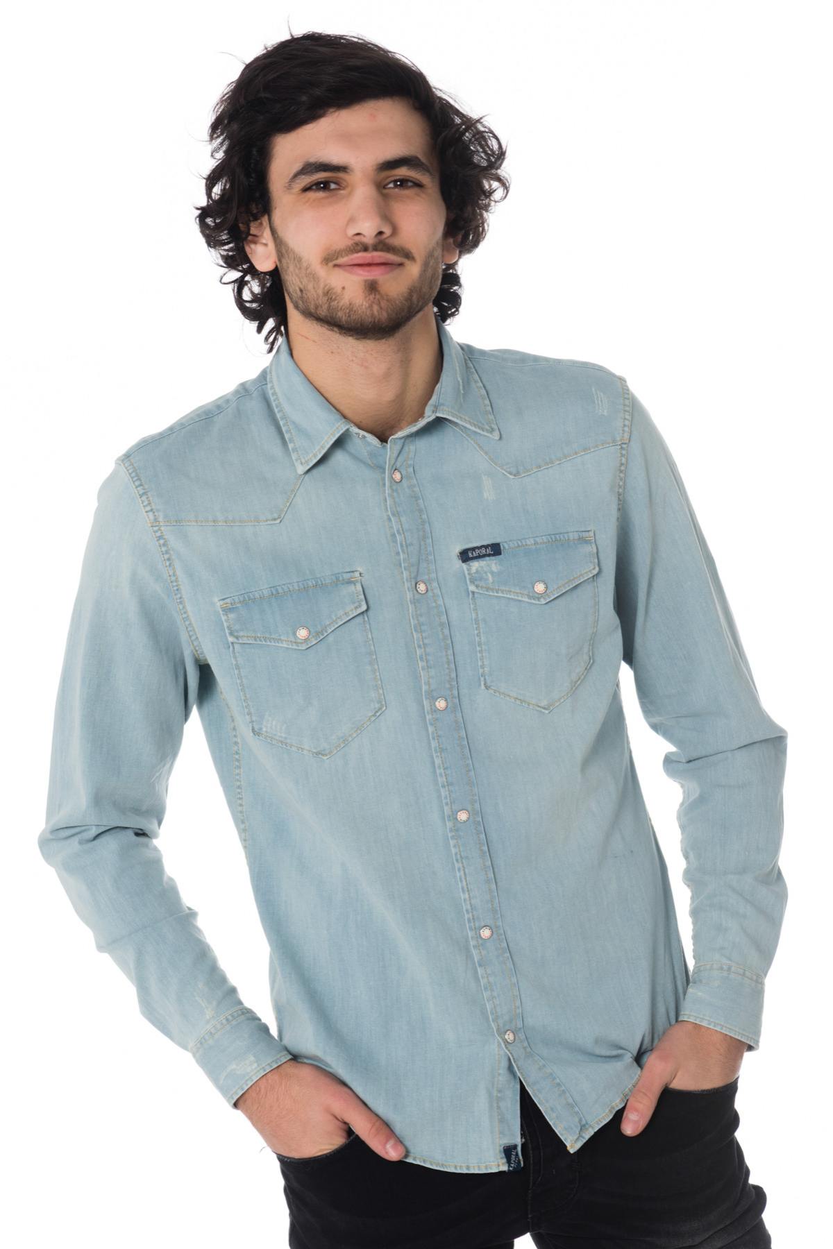 Chemise homme kaporal DIEGO BLEACH - cuir-city.com