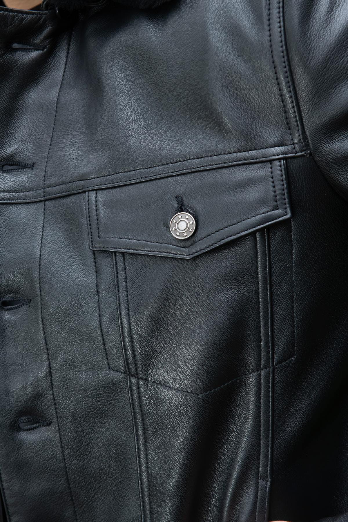 Blouson homme serge pariente ELIAS BLACK - cuir-city.com